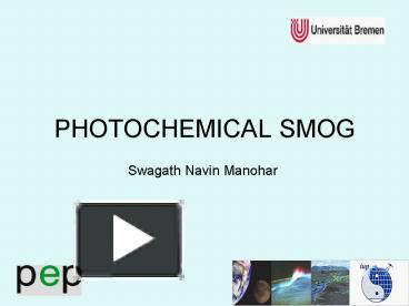 PHOTOCHEMICAL SMOG presentation | free to view