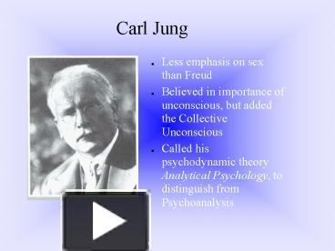 Carl Jung presentation | free to view