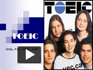 TOEIC presentation | free to download