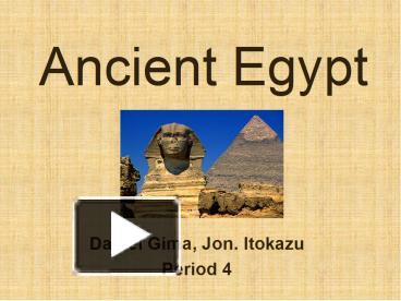 PPT – Ancient Egypt PowerPoint presentation | free to view - id: 1c1af ...