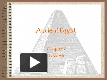 PPT – Ancient Egypt PowerPoint presentation | free to view - id: 1c1bd ...