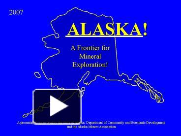 ALASKA presentation | free to view