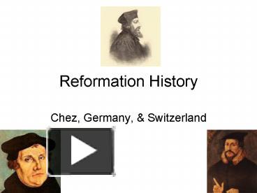 PPT – Reformation History PowerPoint presentation | free to view - id ...