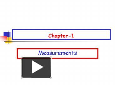 PPT – Measurements PowerPoint presentation | free to download - id ...