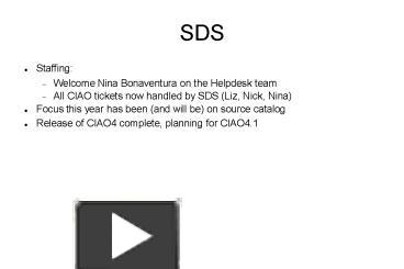 SDS presentation | free to download