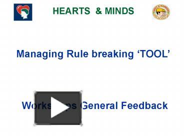 Managing Rule Breaking presentation | free to view