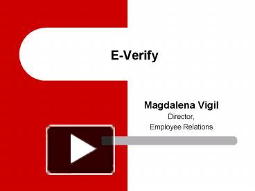 EVerify presentation | free to view