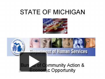 STATE OF MICHIGAN presentation | free to view