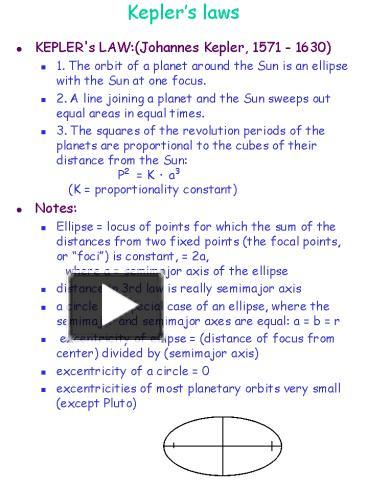 PPT – Kepler PowerPoint presentation | free to download - id: 1d2f8b-ZDc1Z