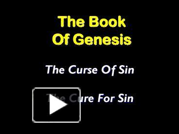 The Book Of Genesis presentation | free to view