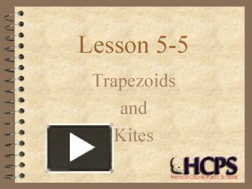 Trapezoids presentation | free to view