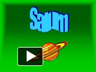 Saturn presentation | free to download