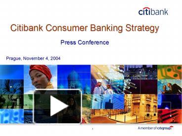 Citibank Consumer Banking Strategy presentation | free to view