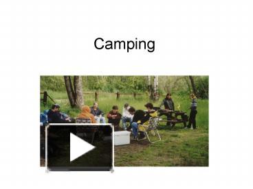 Camping presentation | free to view