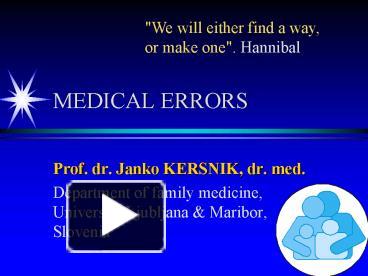 MEDICAL ERRORS presentation | free to view