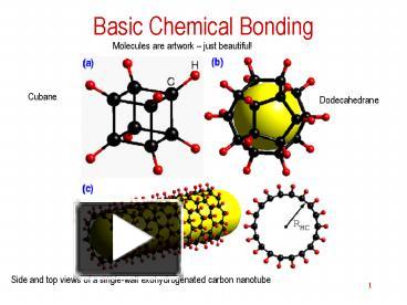 PPT – Basic Chemical Bonding PowerPoint presentation | free to view ...