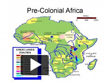 PreColonial Africa presentation | free to view