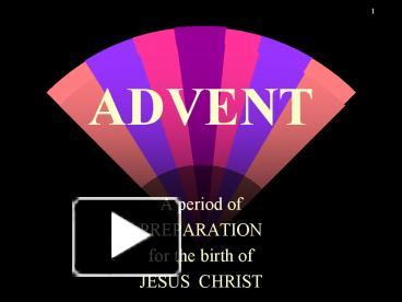 PPT – ADVENT PowerPoint presentation | free to view - id: 1e624-MGJjO