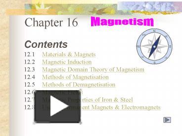 Magnetism presentation | free to view
