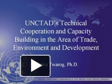 UNCTAD presentation | free to download