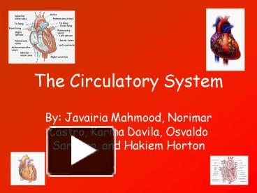 PPT – The Circulatory System PowerPoint presentation | free to view ...