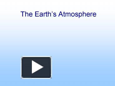 PPT – The Earths Atmosphere PowerPoint presentation | free to view - id ...