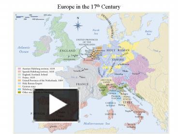 Europe in the 17th Century presentation | free to view