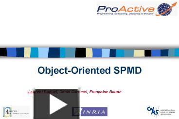 ObjectOriented SPMD presentation | free to download