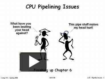 CPU Pipelining Issues presentation | free to download