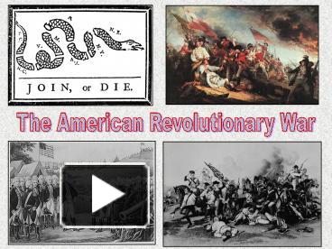 The American Revolutionary War presentation | free to view