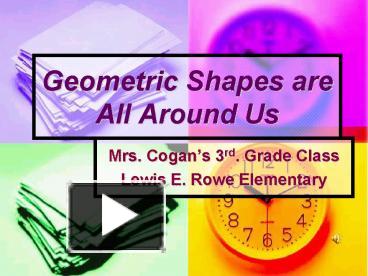 Geometric Shapes are All Around Us presentation | free to view