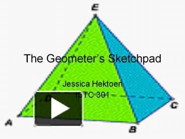 The Geometers Sketchpad presentation | free to view