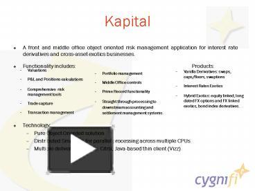 Kapital presentation | free to view