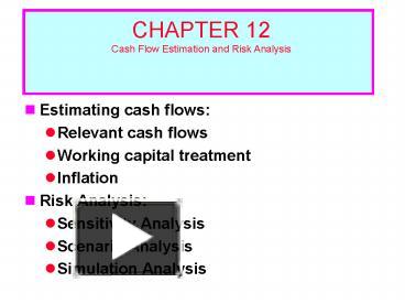 PPT – Estimating cash flows: PowerPoint presentation | free to view - id: 1f4efa-ZDc1Z