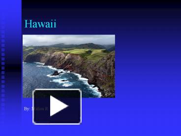 Hawaii presentation | free to view