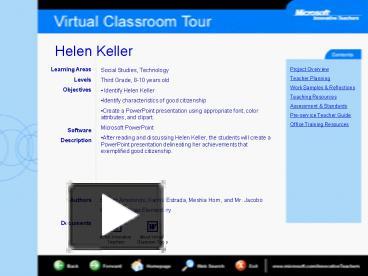 PPT – Virtual Classroom Tour Template PowerPoint presentation | free to ...