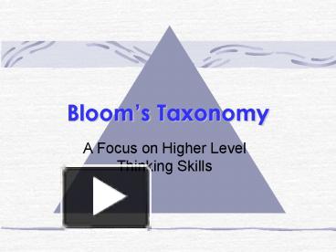 Bloom presentation | free to view