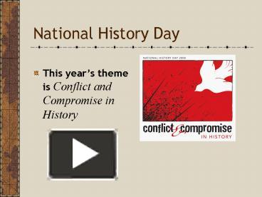 National History Day presentation | free to view