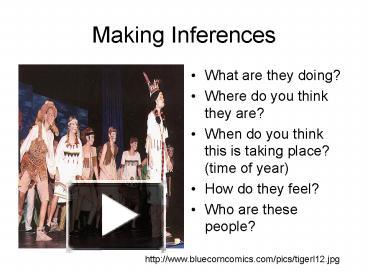 PPT – Making Inferences PowerPoint presentation | free to view - id ...
