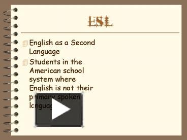ESL presentation | free to view