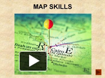 MAP SKILLS presentation | free to view