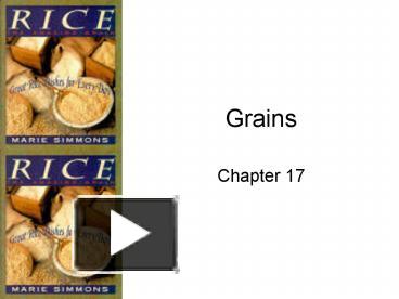 Grains presentation | free to view