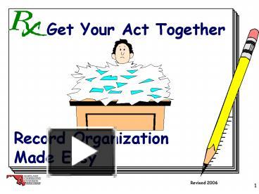 Get Your Act Together presentation | free to view