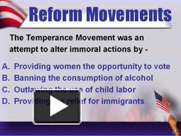 Reform Movements presentation | free to download