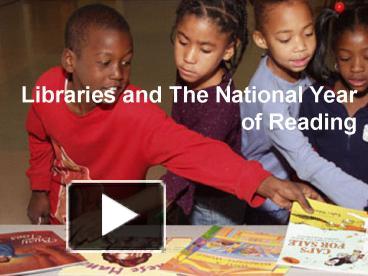 The National Year of Reading presentation | free to view