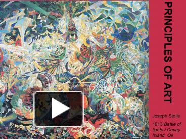 PPT – PRINCIPLES OF ART PowerPoint presentation | free to view - id ...