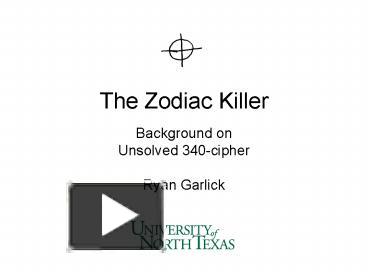 The Zodiac Killer presentation | free to view