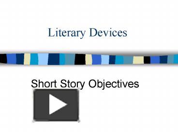 Literary Devices presentation | free to view