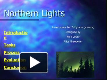 Northern Lights presentation | free to view
