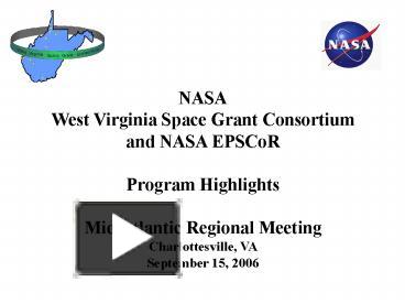 PPT – NASA PowerPoint presentation | free to download - id: 207ef1-MDk5M